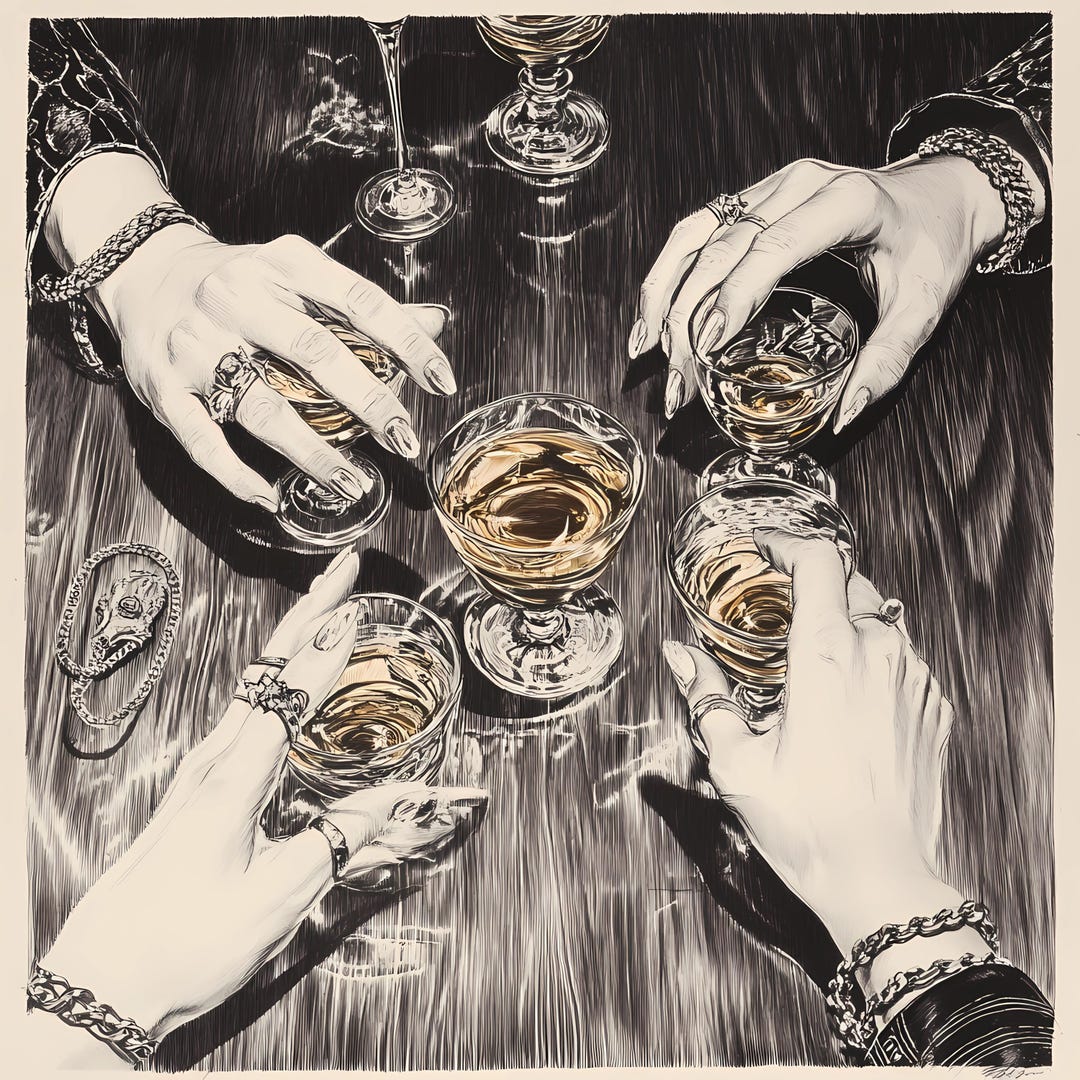 1930s Gangster Whiskey Toast Scene Bundle Set of 9 – Noir Luxury ...