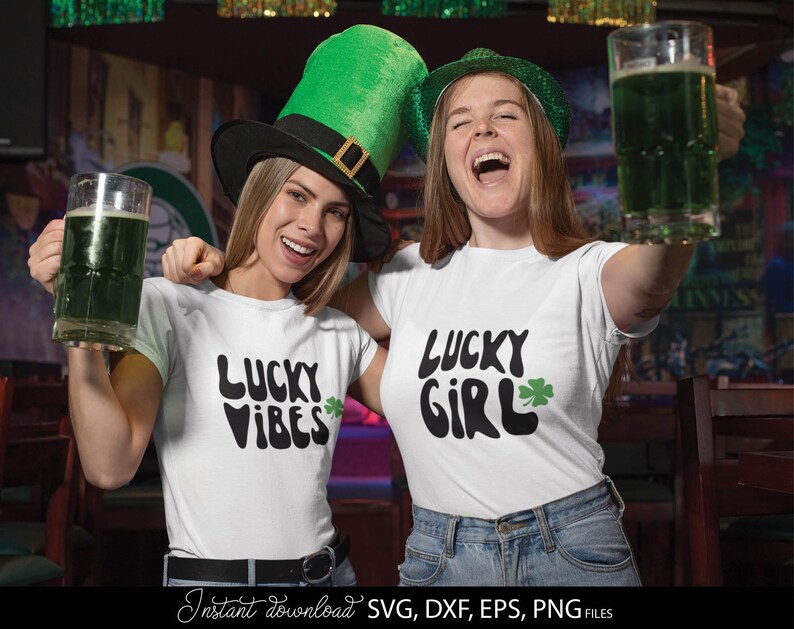 Saint Patrick's Day SVG PNG Bundle, Shamrock Rainbow Lips Smiley Trucks ...