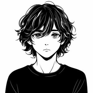 Boy Line Art Clipart Bundle, Boy Face Simple Line PNG, Masculine ...