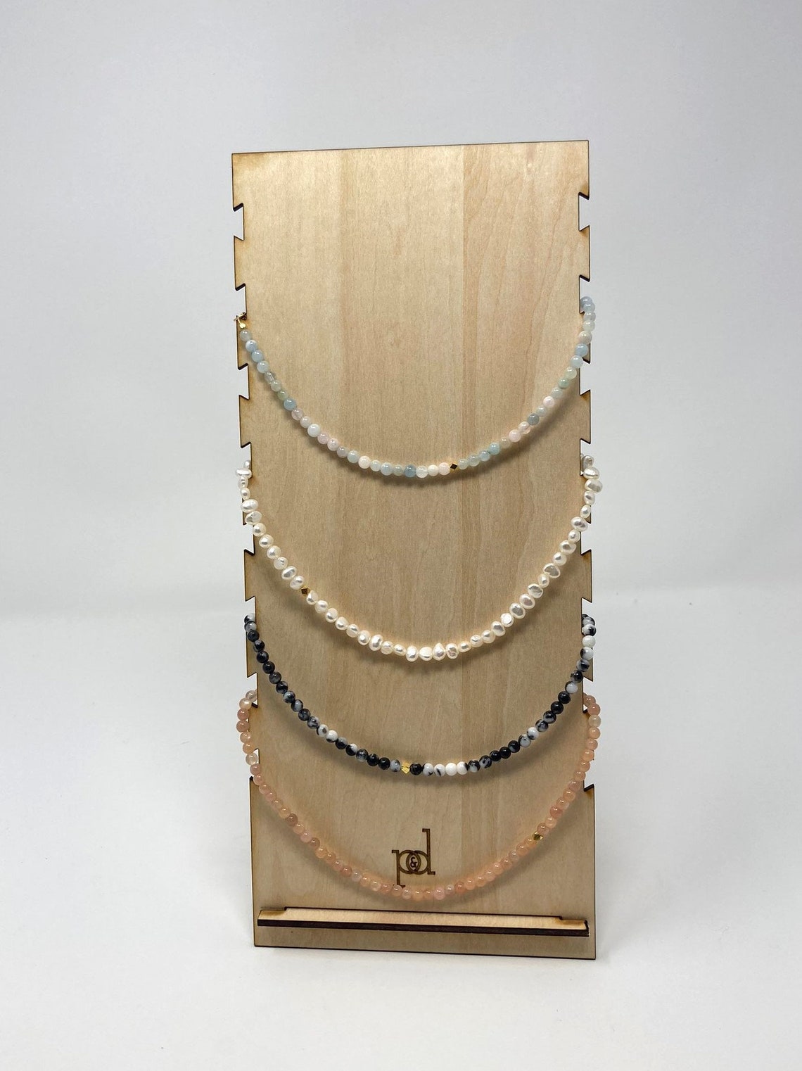 Market, Jewellery Display Stand for Necklaces and Chokers Laser Cut ...