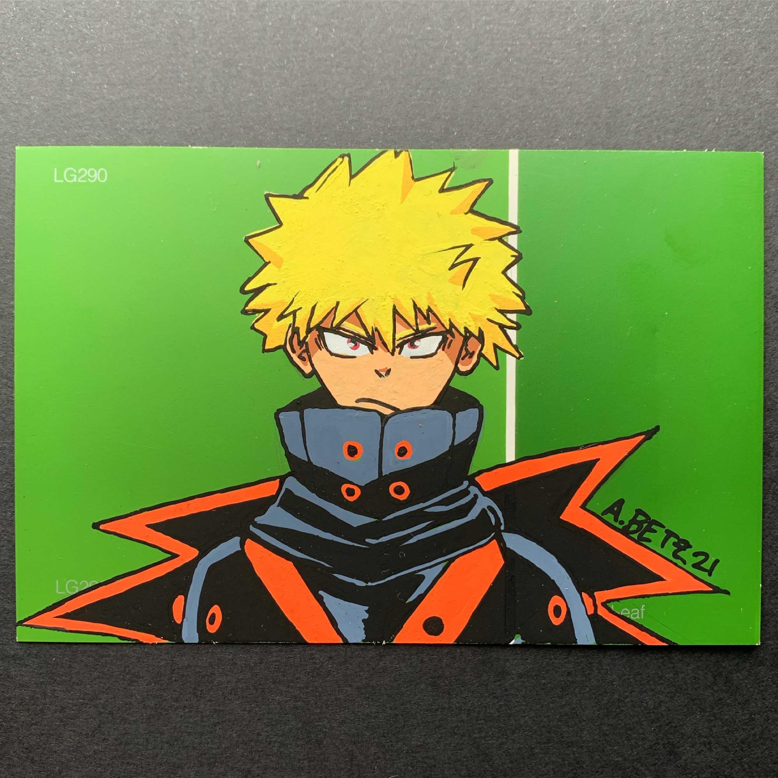 Great Explosion Murder God Dynamite MHA Painting Katsuki | Etsy
