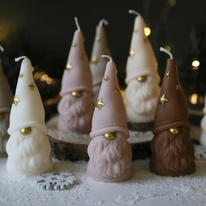 Gonk Christmas Candle: Handcrafted Soy Wax Gnome Candle - Etsy UK