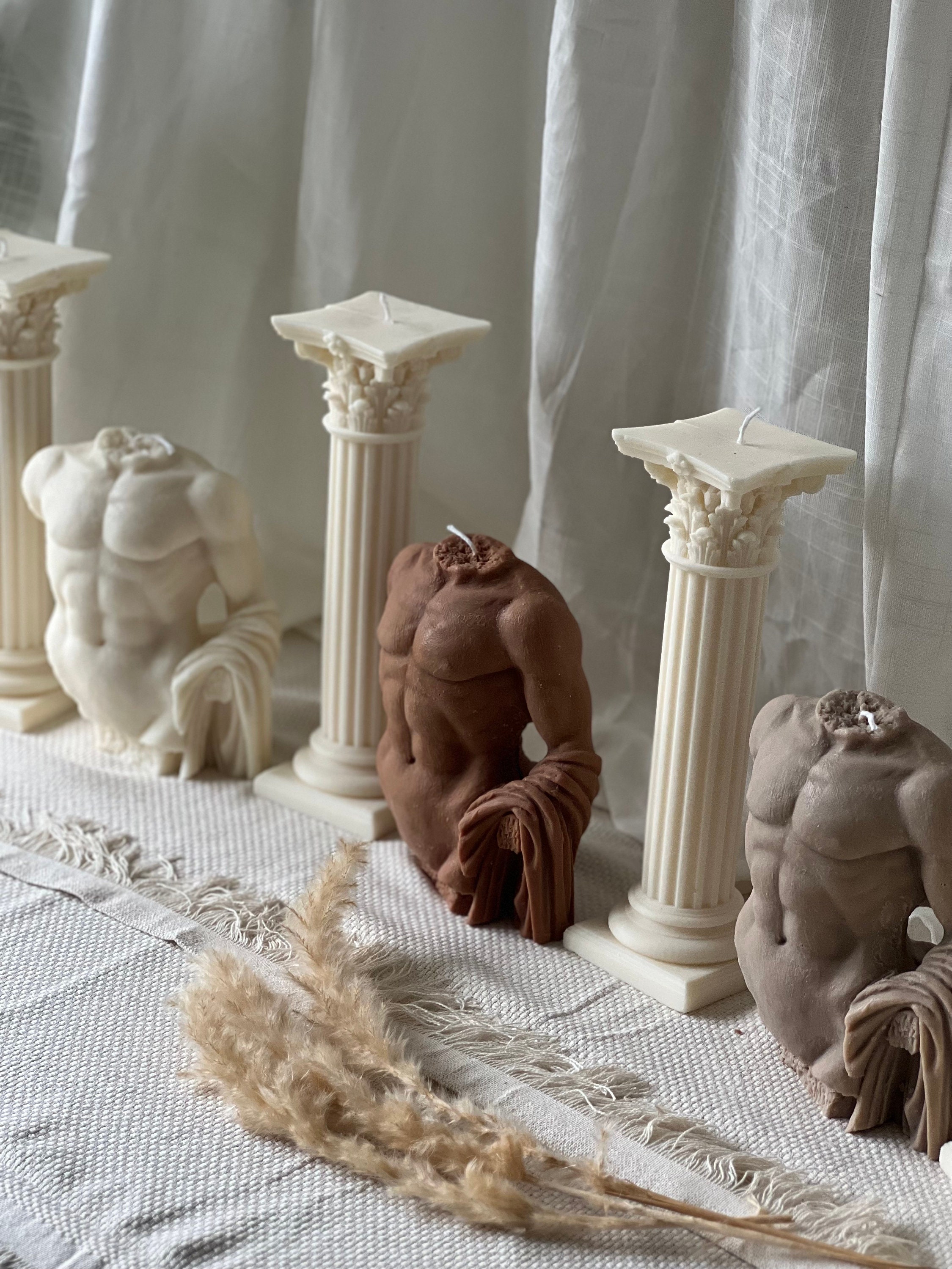 Large Zeus Torso Candle | Greek God Bust Sculpture - Etsy