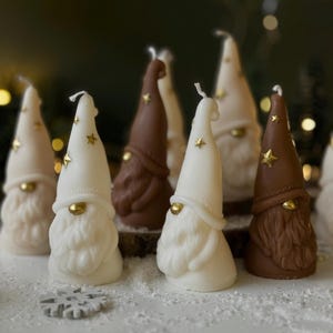 Gonk Christmas Candle: Handcrafted Soy Wax Gnome Candle - Etsy