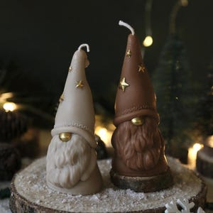 Gonk Christmas Candle: Handcrafted Soy Wax Gnome Candle - Etsy