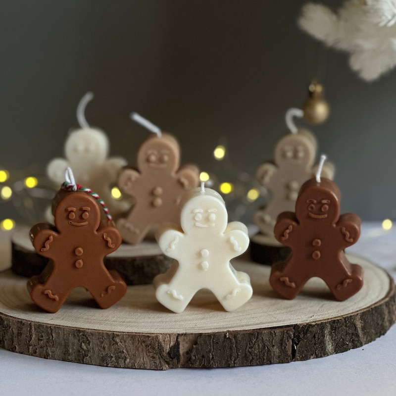 Gingerbread Candles - Etsy