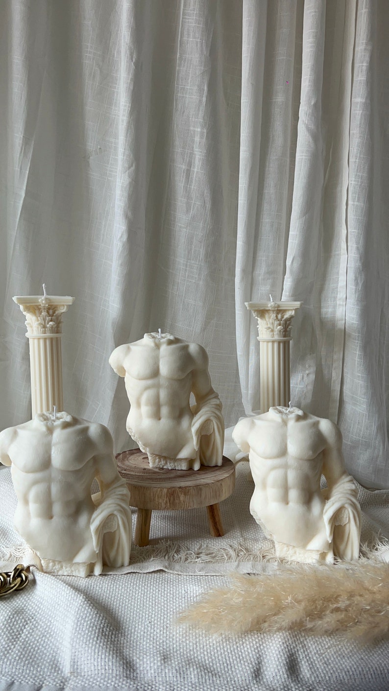 Large Zeus Torso Candle | Greek God Bust Sculpture - Etsy