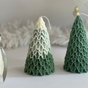 Large Pine Christmas Tree Candle | Christmas Present | Decorative ...
