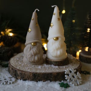 Gonk Christmas Candle: Handcrafted Soy Wax Gnome Candle - Etsy