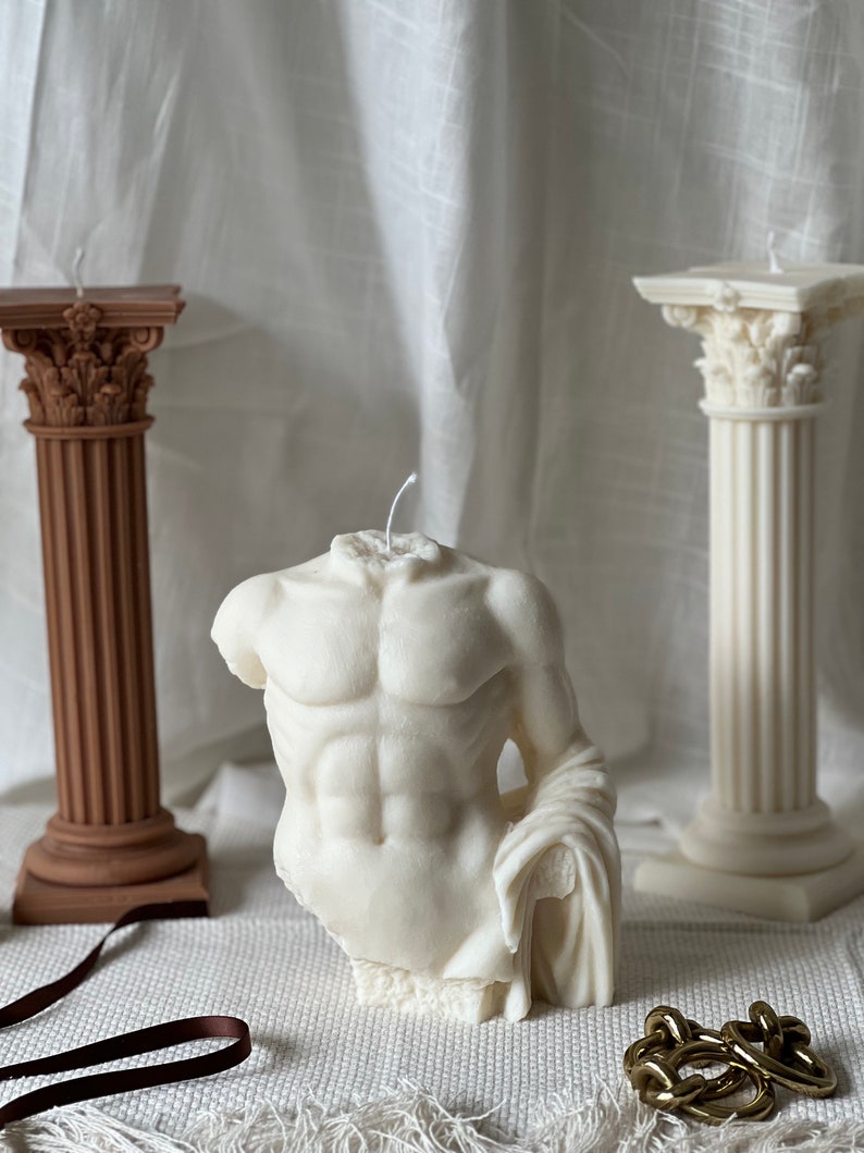 Large Zeus Torso Candle | Greek God Bust Sculpture - Etsy