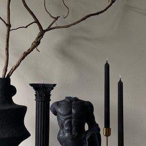 Large Zeus Torso| Sculpture Candle | Greek Candle |god Zeus Bust Candle ...