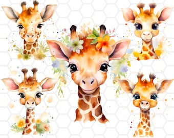 Baby Giraffe Png File for Sublimation, Giraffe Clipart, Giraffe Png ...