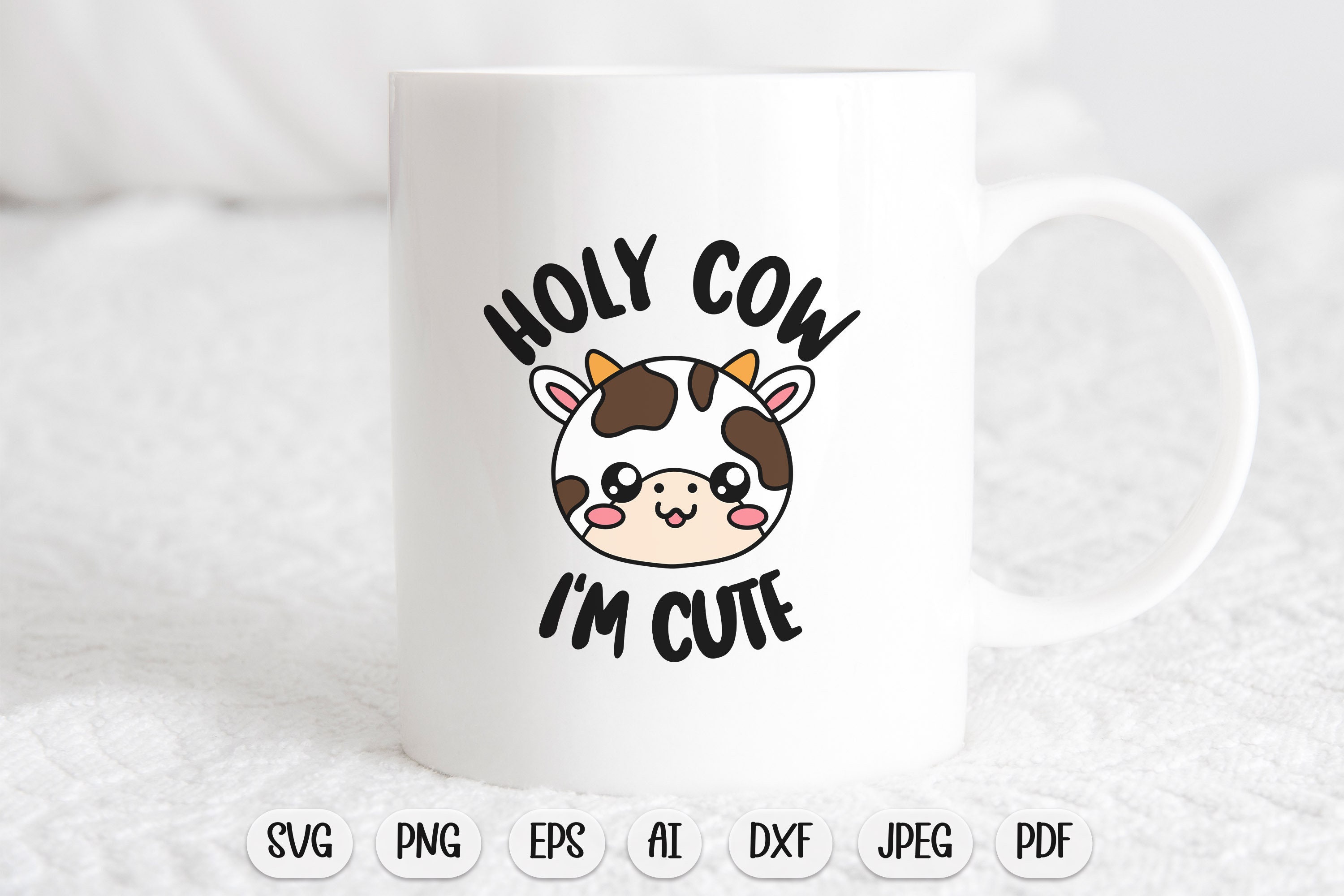 Holy Cow I'm Cute Svg Cow Svg Cute Cow Svg Baby Cow - Etsy Canada