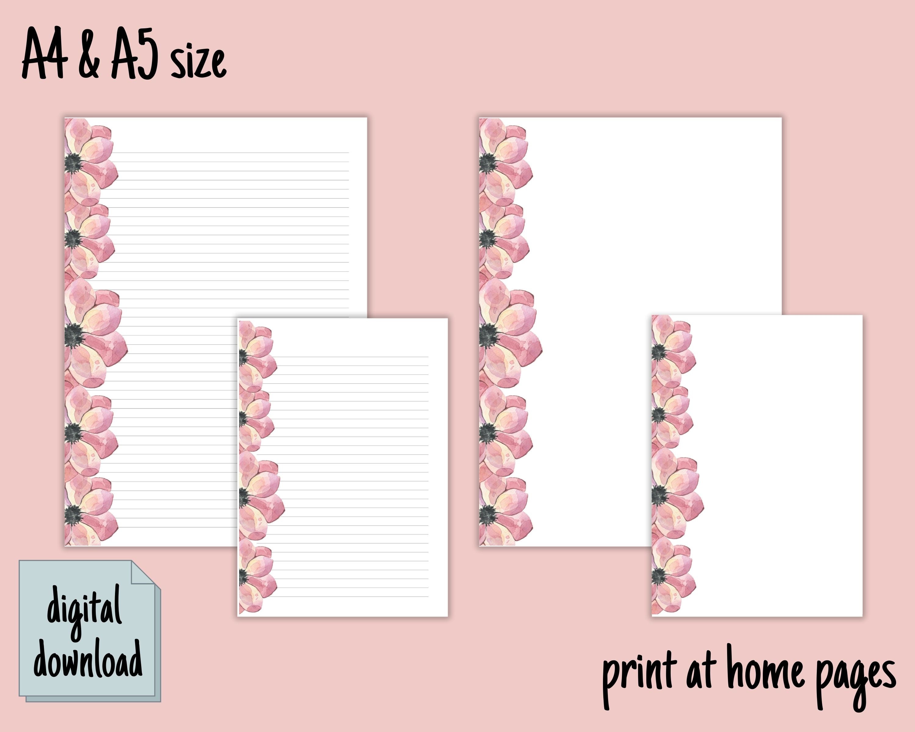 Writing Paper Printable Line Sheet to Do List Letter - Etsy