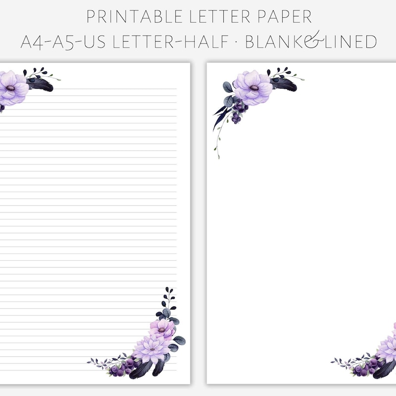 Pretty Writing Paper - Etsy