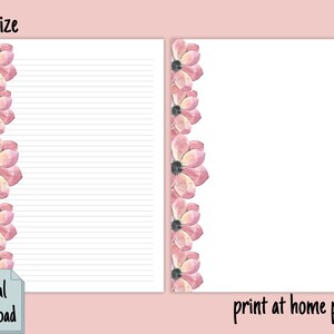 Writing Paper Printable, Line Sheet, to Do List, Letter Writing Set ...