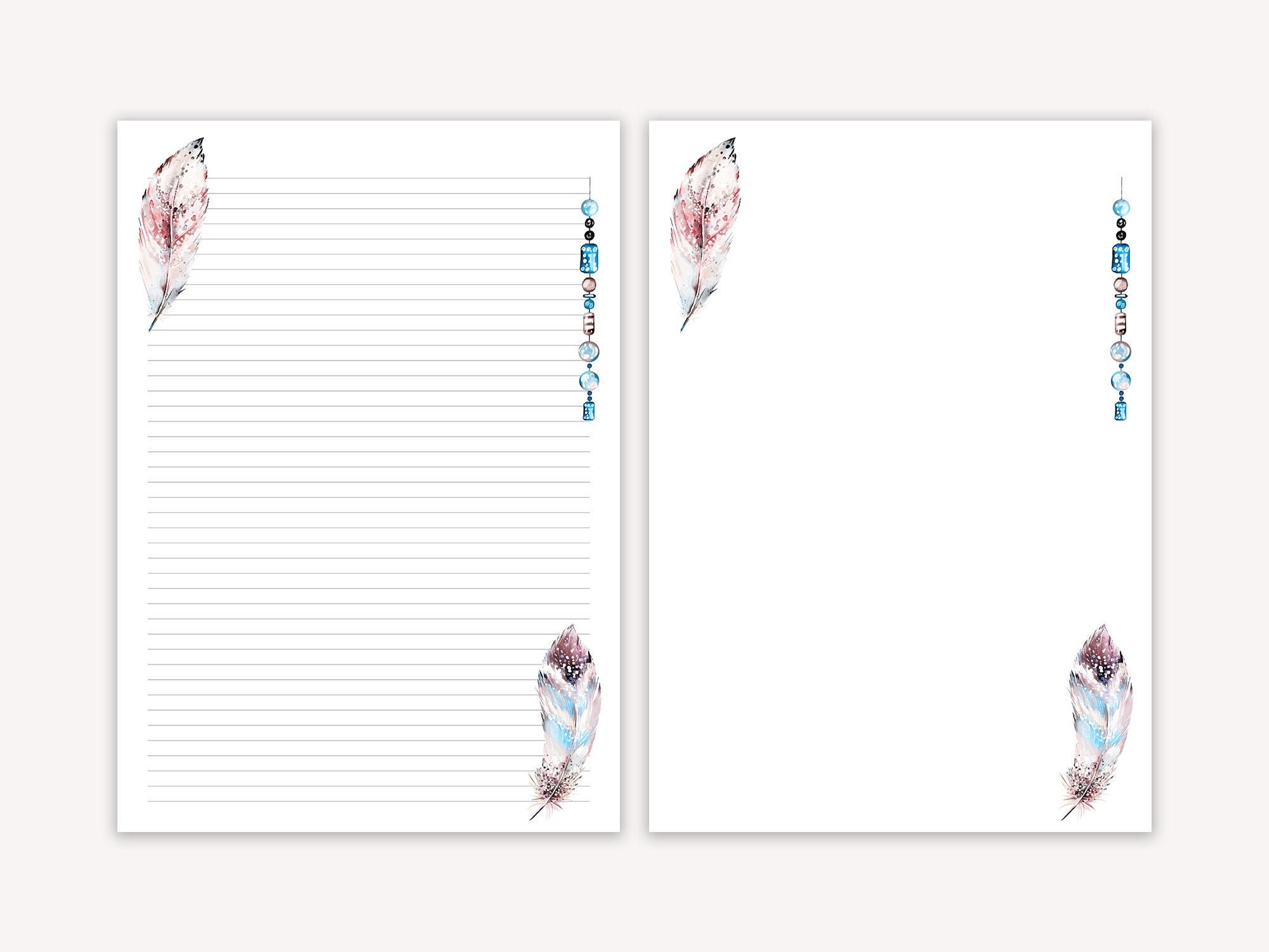 Writing Paper Printable Line Sheet to Do List Letter | Etsy