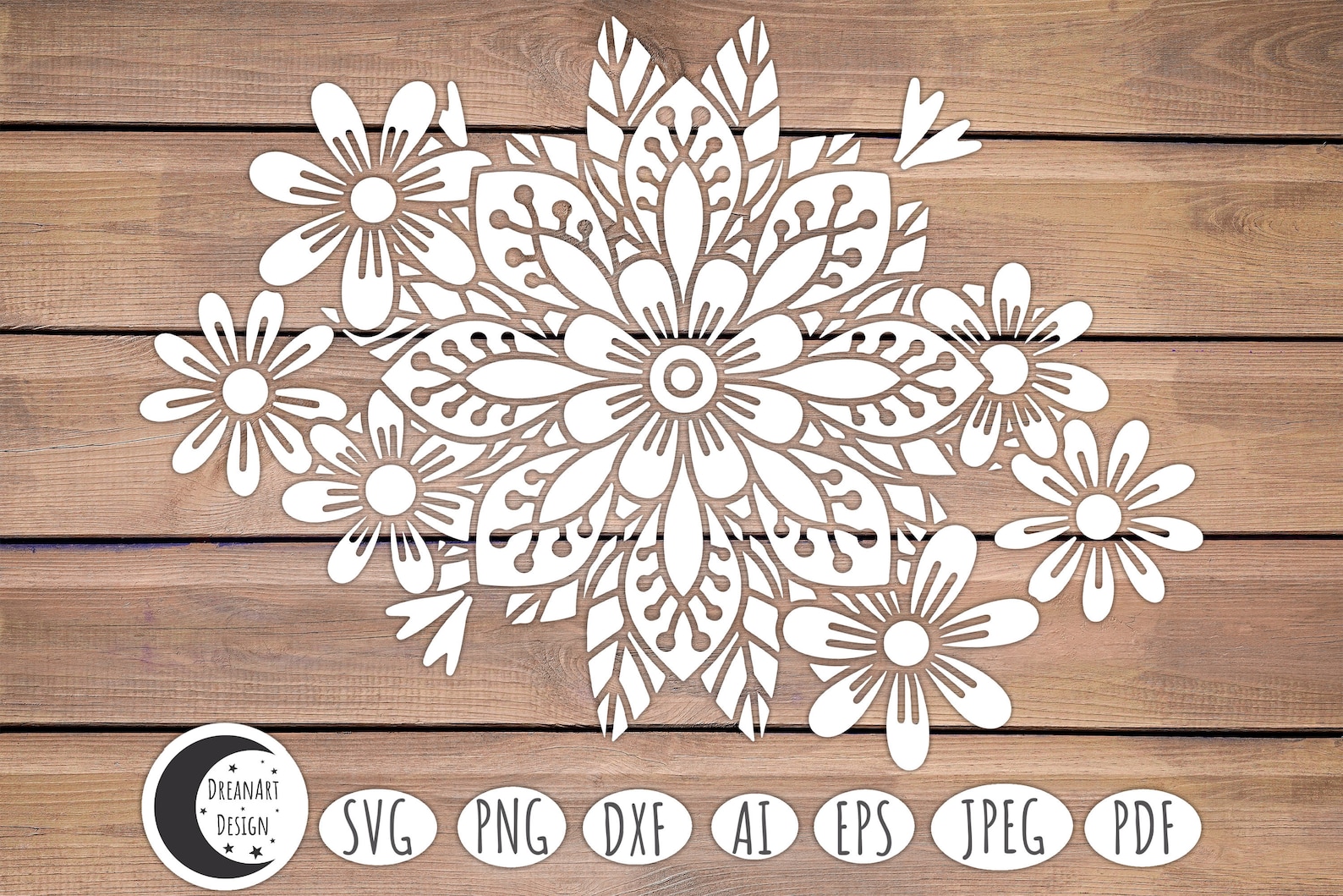 Floral Svg Flower Svg Wildflower Svg Spring Svg Floral | Etsy
