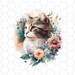 Watercolor Cat Clipart, Cat Sublimation, Sublimation Designs ...
