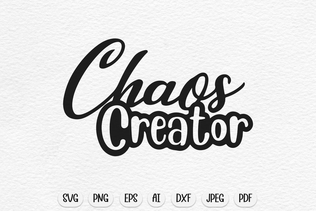Chaos Creator Svg, Chaos Svg, Baby Svg, Baby Girl Svg, Little Girl Svg ...