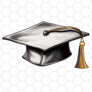 Graduation Cap Png Files for Sublimation, Graduation Cap Decoration ...