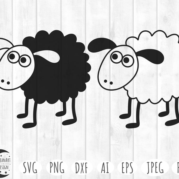 Baby Sheep Svg - Etsy