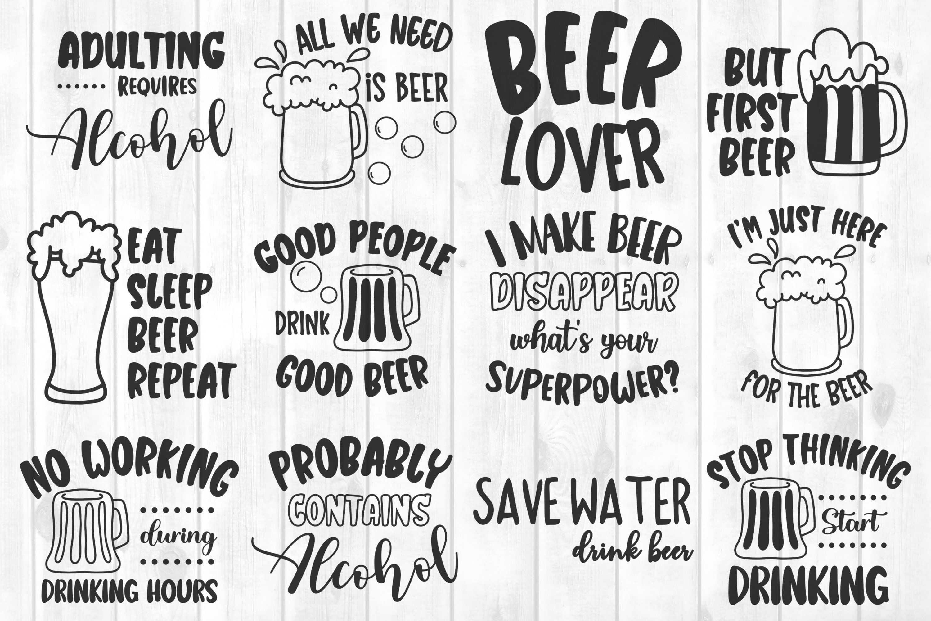 Beer Svg Alcohol Svg Beer Glass Svg Beer Mug Svg Beer - Etsy