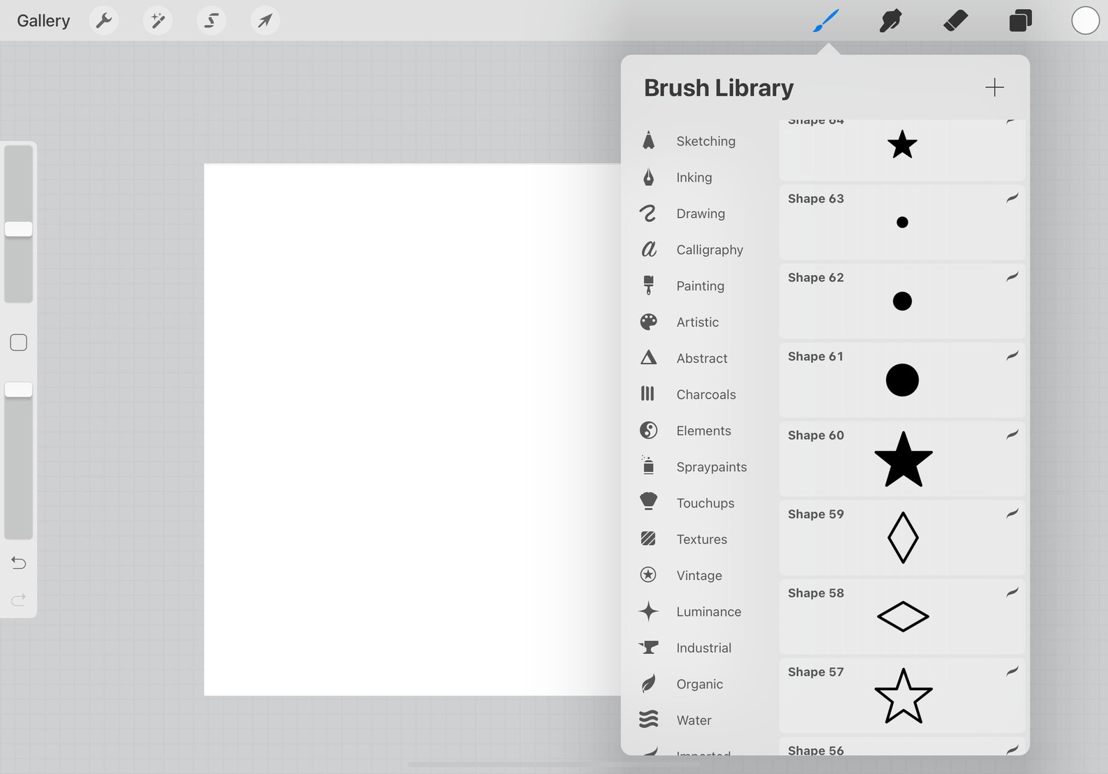 Procreate Shape Brush Procreate Brushes Procreate Doodle - Etsy