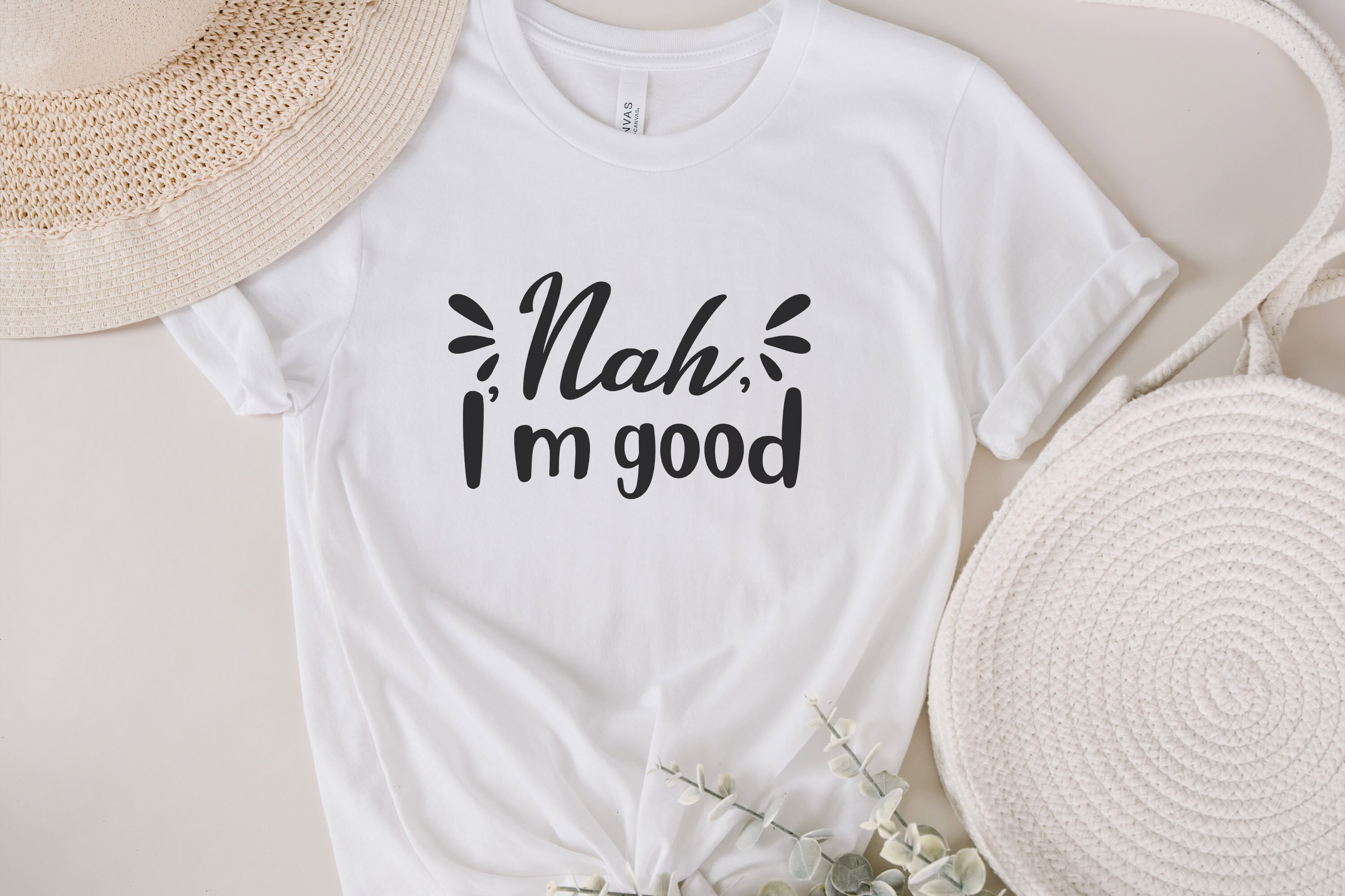 Nah I'm Good Svg Sarcastic Svg Funny Svg Quotes Svg | Etsy