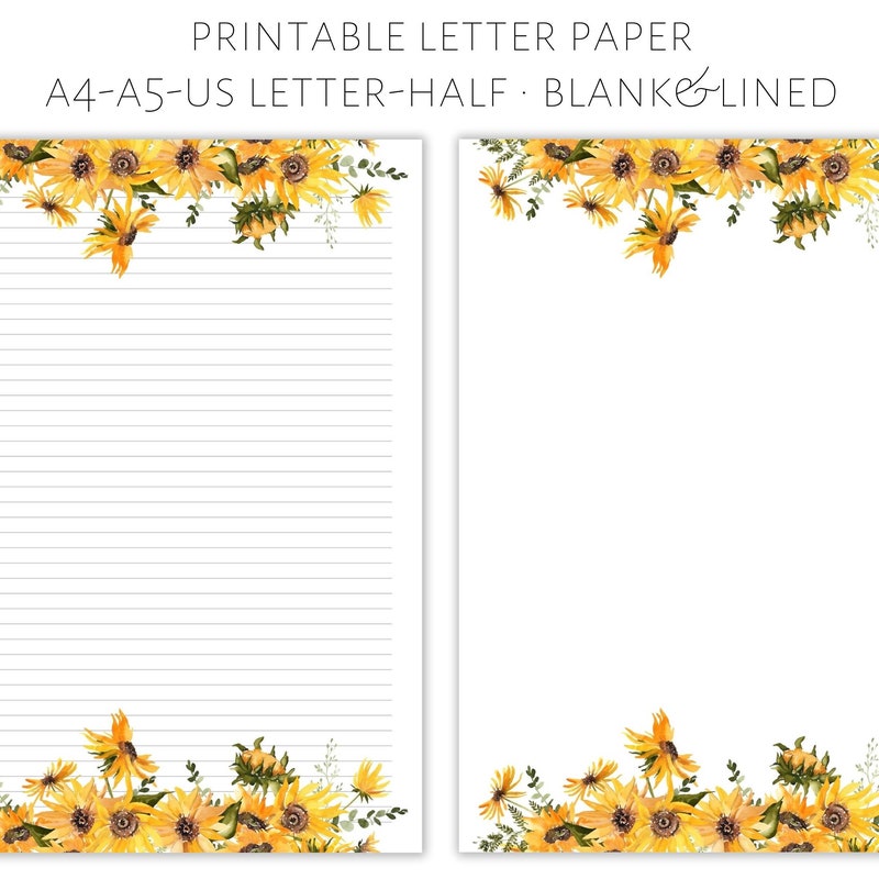 Decorative Letter Writing Paper - Etsy