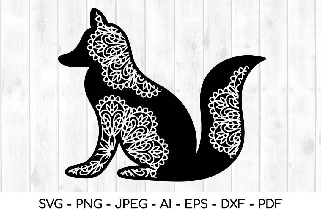 Mandala Fuchs svg Fuchs svg Tier svg Mandala Tier svg - Etsy Schweiz