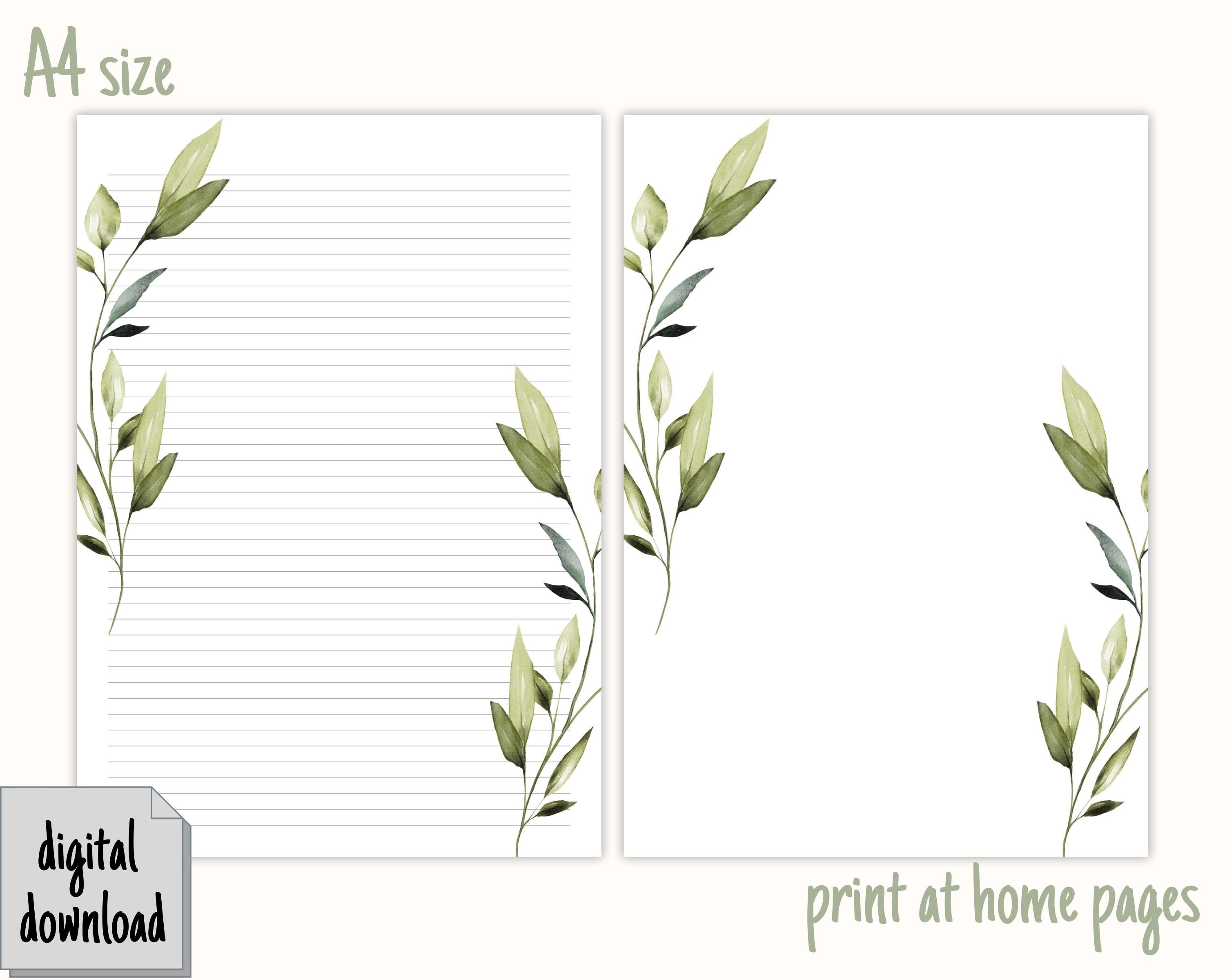 Printable Letter Paper Letter Writing Paper Letter Writing - Etsy Canada