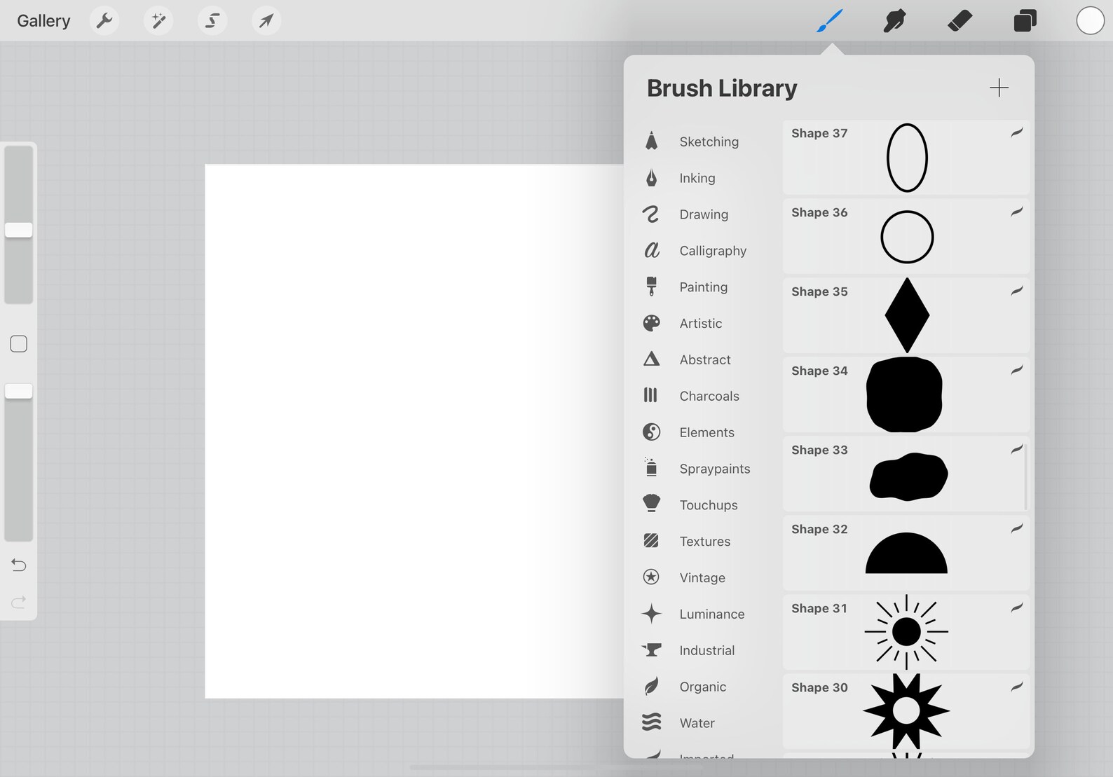 Procreate Shape Brush Procreate Brushes Procreate Doodle - Etsy