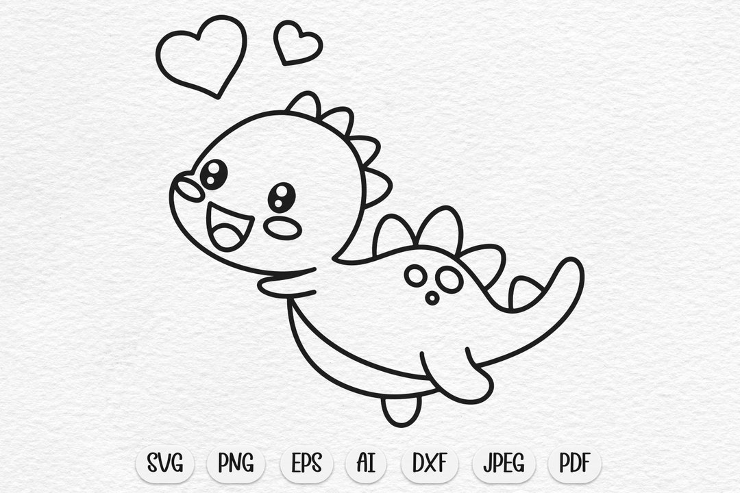Dinosaur Valentine Svg, Dinosaur Svg, Baby Dinosaur Svg, Dino Svg ...