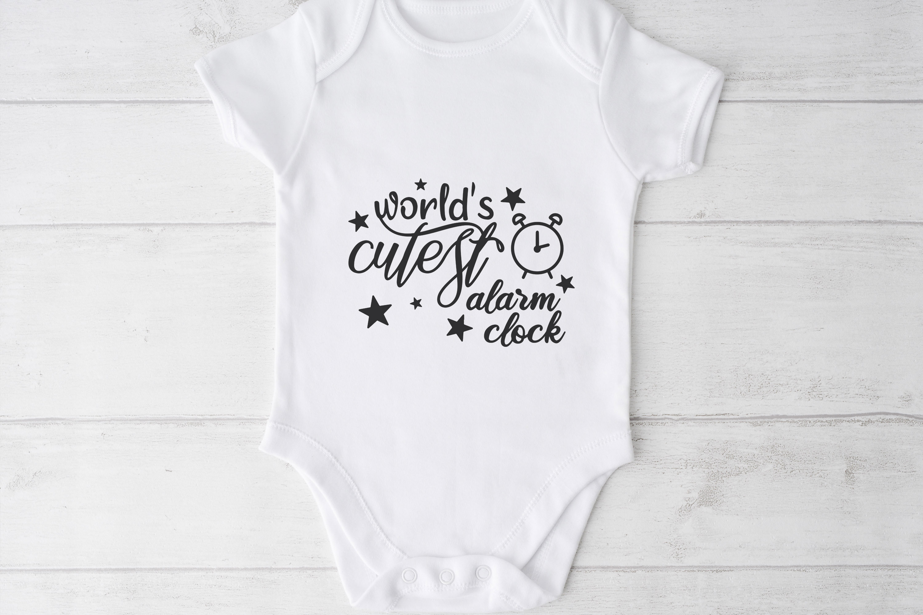 World's Cutest Alarm Clock SVG: Baby Cricut Design (digital Files) - Etsy