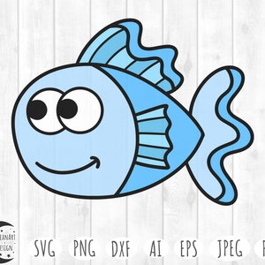 Fish Svg, Fish Svg Silhouette, Sea Life Fish Svg, Fish Face Svg ...
