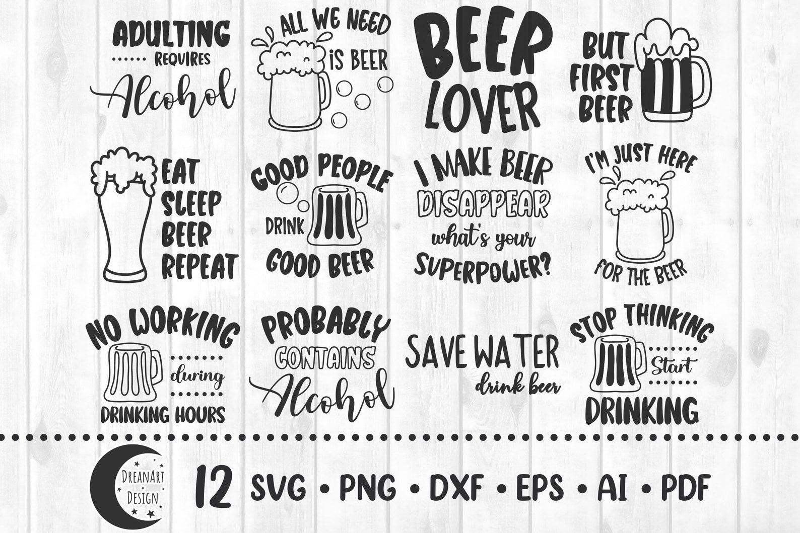 Beer Svg Alcohol Svg Beer Glass Svg Beer Mug Svg Beer - Etsy