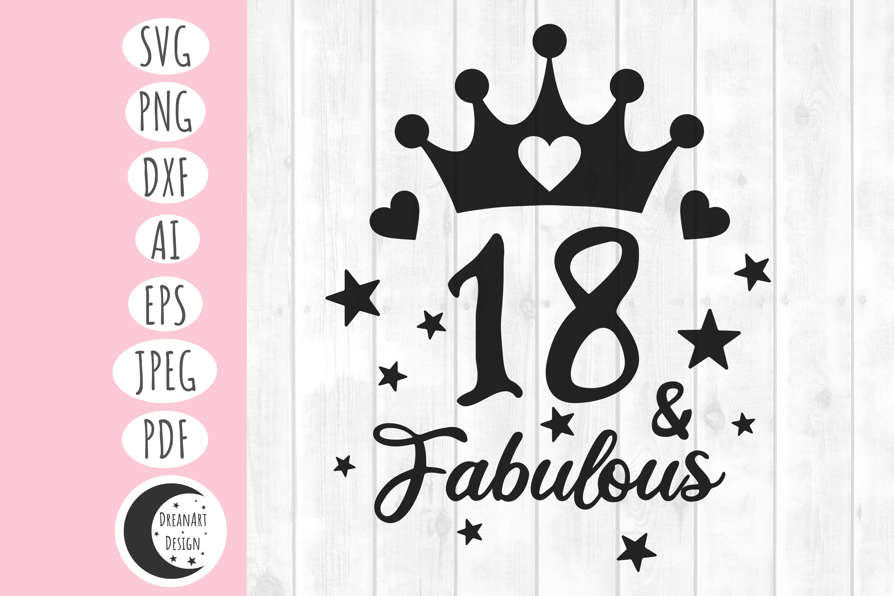 18th Birthday Svg, 18th Birthday, Eighteen Birthday Svg, Birthday Svg ...