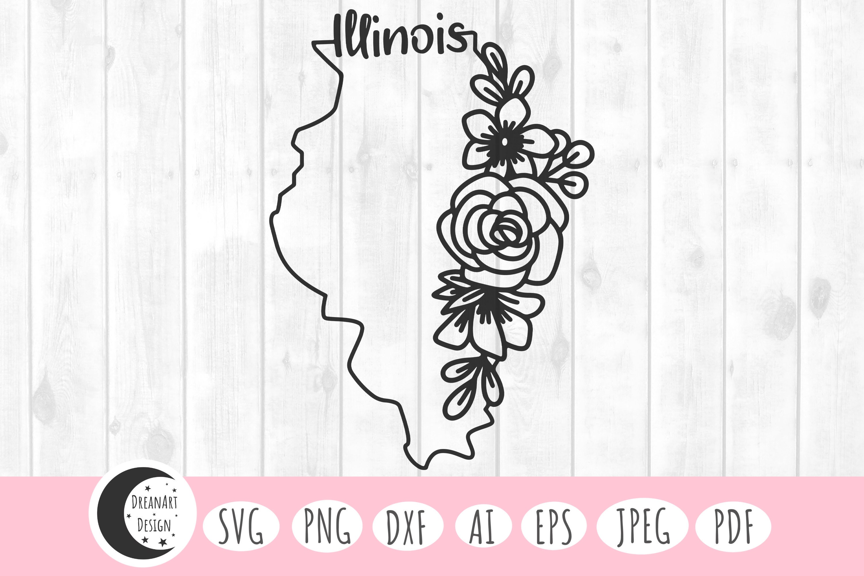 Illinois Svg Illinois Illinois Png 4th of July Svg 4th of - Etsy