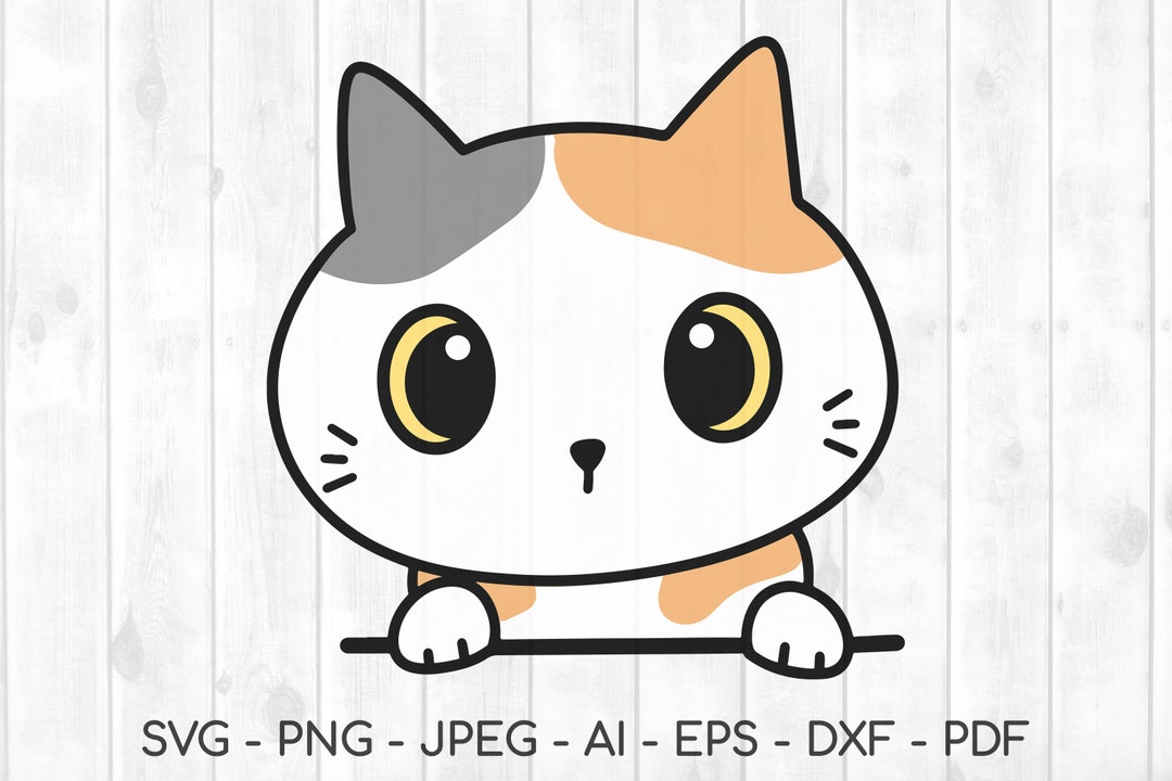 Cute Cat Svg, Cat Svg, Baby Animal Svg, Baby Girl Svg, Baby Boy Svg ...