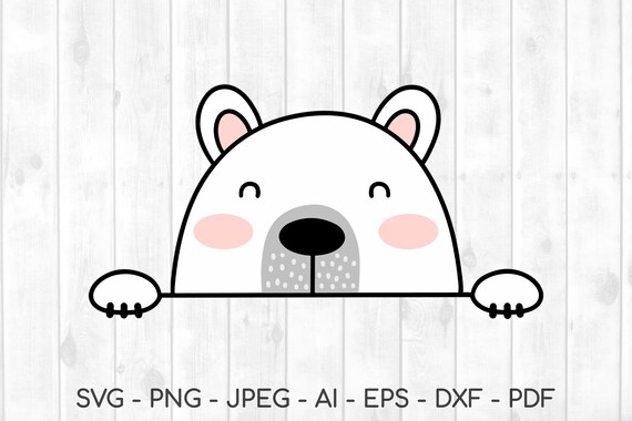 Ours polaire svg ours polaire ours svg ours en peluche svg - Etsy France