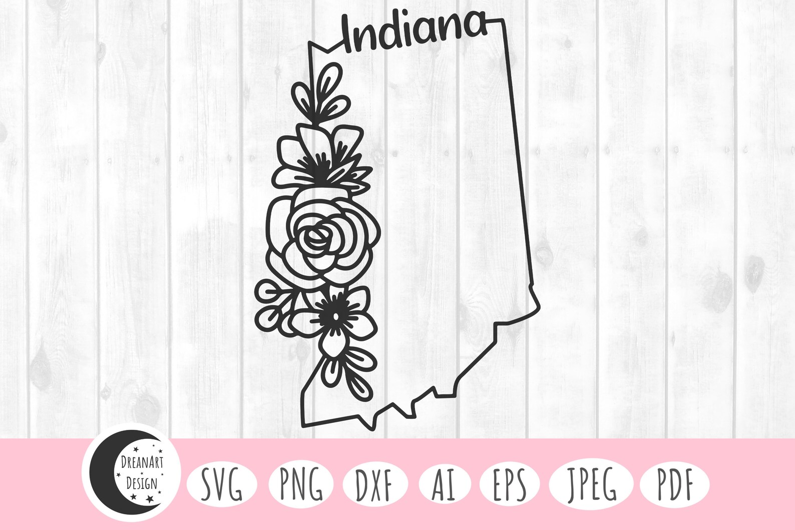 Indiana Svg Indiana Indiana Png 4th of July Svg 4th of - Etsy