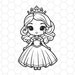 Cute Princess Svg Files for Cricut, Princess Svg, Princess Clipart ...