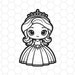 Cute Princess Svg Files for Cricut, Princess Svg, Princess Clipart ...