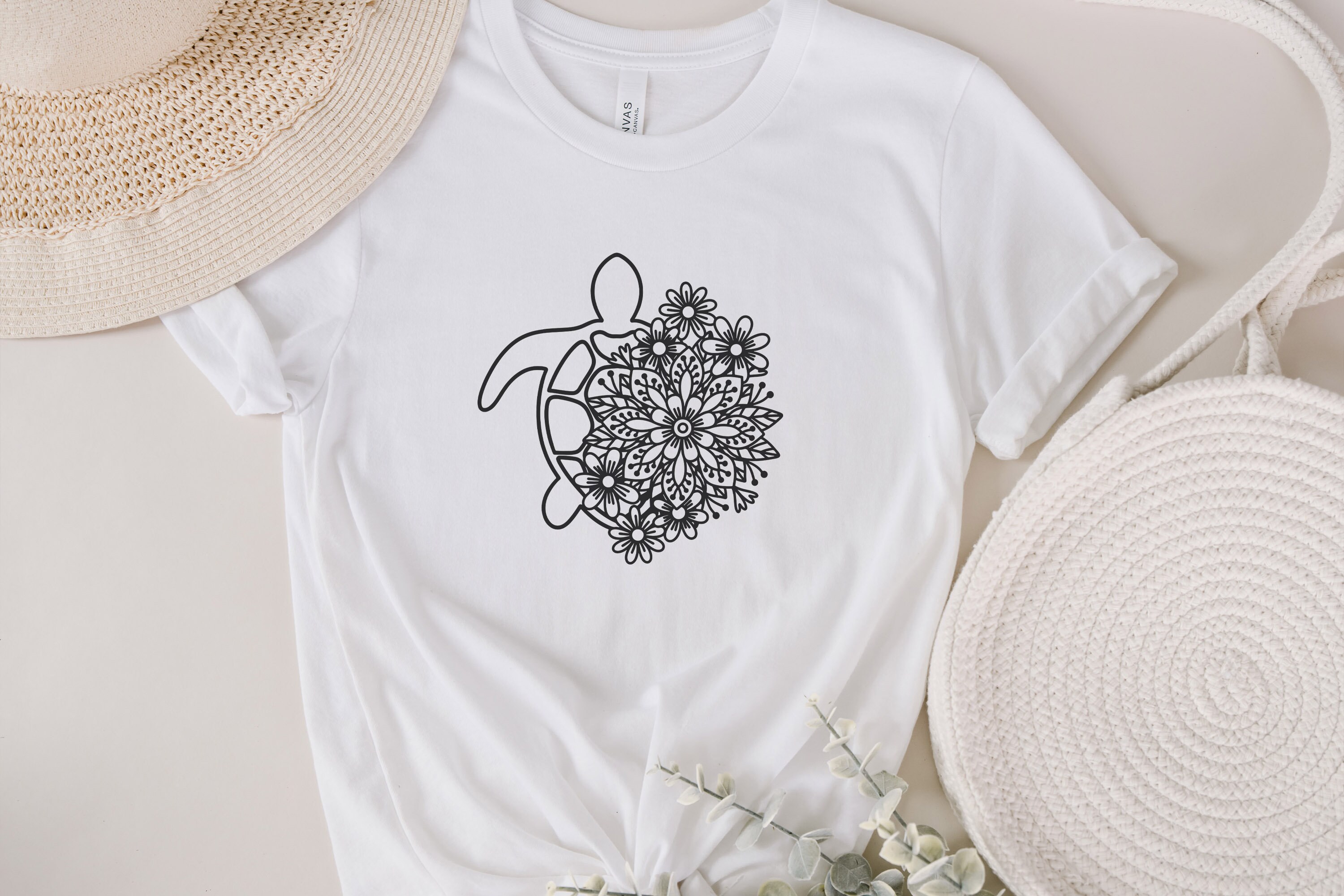 Floral Turtle Svg Turtle Svg Mandala Svg Ocean Svg Sea - Etsy