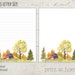 Autumn Landscape Printable Letter Paper: Lined & Blank (digital ...