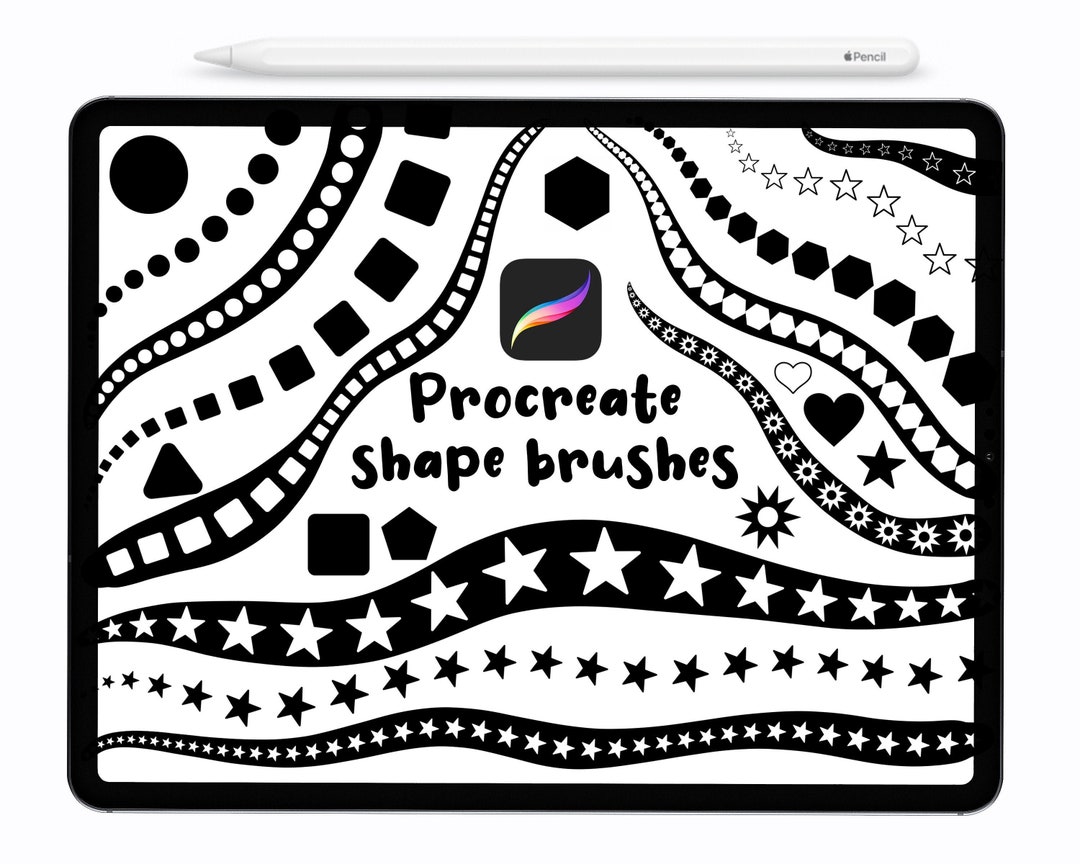Procreate Shape Brushes, Procreate Brushes, Shape Brushes, Procreate ...