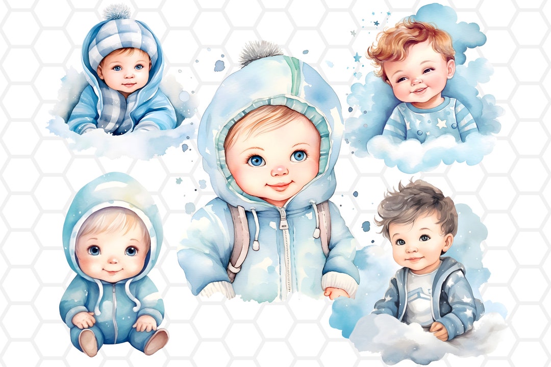 Baby Boy Png Files for Sublimation, Baby Boy Clipart, Baby Boy Png ...