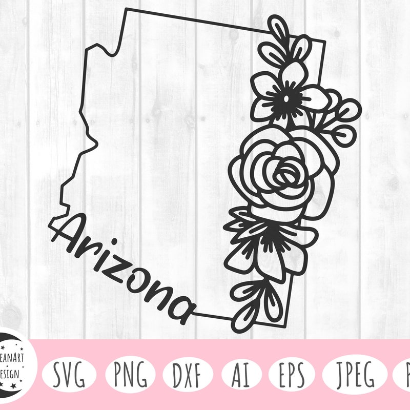 Arizona State Flag Svg - Etsy