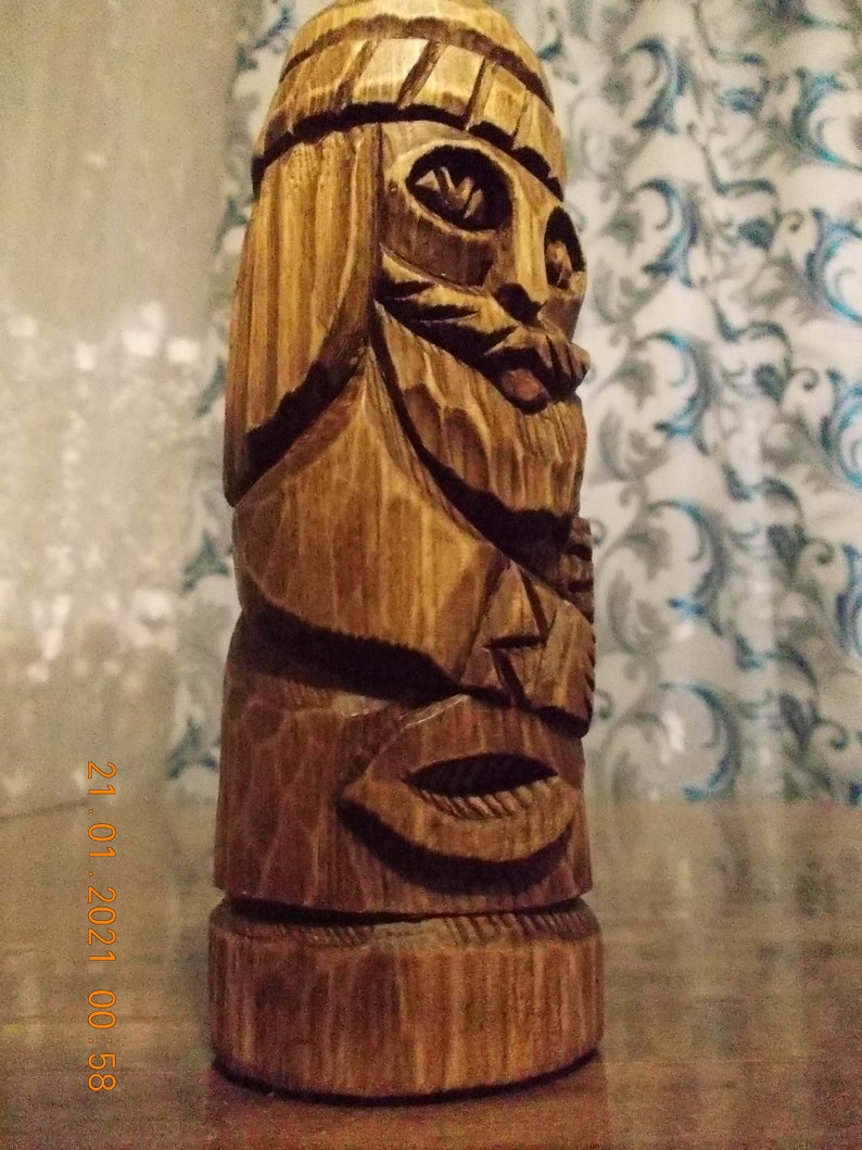 Nordic Idol Wood Carving Handmade Totem Pole Pagan - Etsy UK